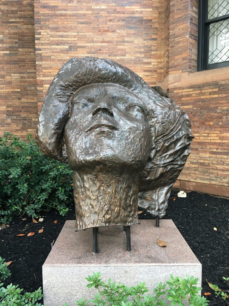 John Cavanaugh, Alice, 1996, Bronze Casting of Hammered Lead of Alice B ...