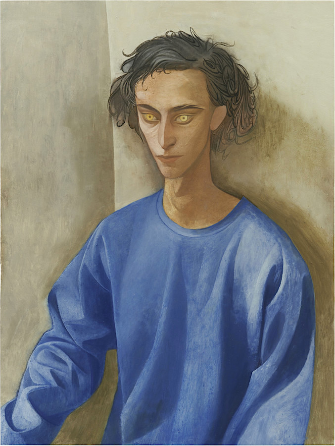 Julien Nguyen, Richard, 2020, Oil on Panel 61 x 46 cm, Matthew Marks ...